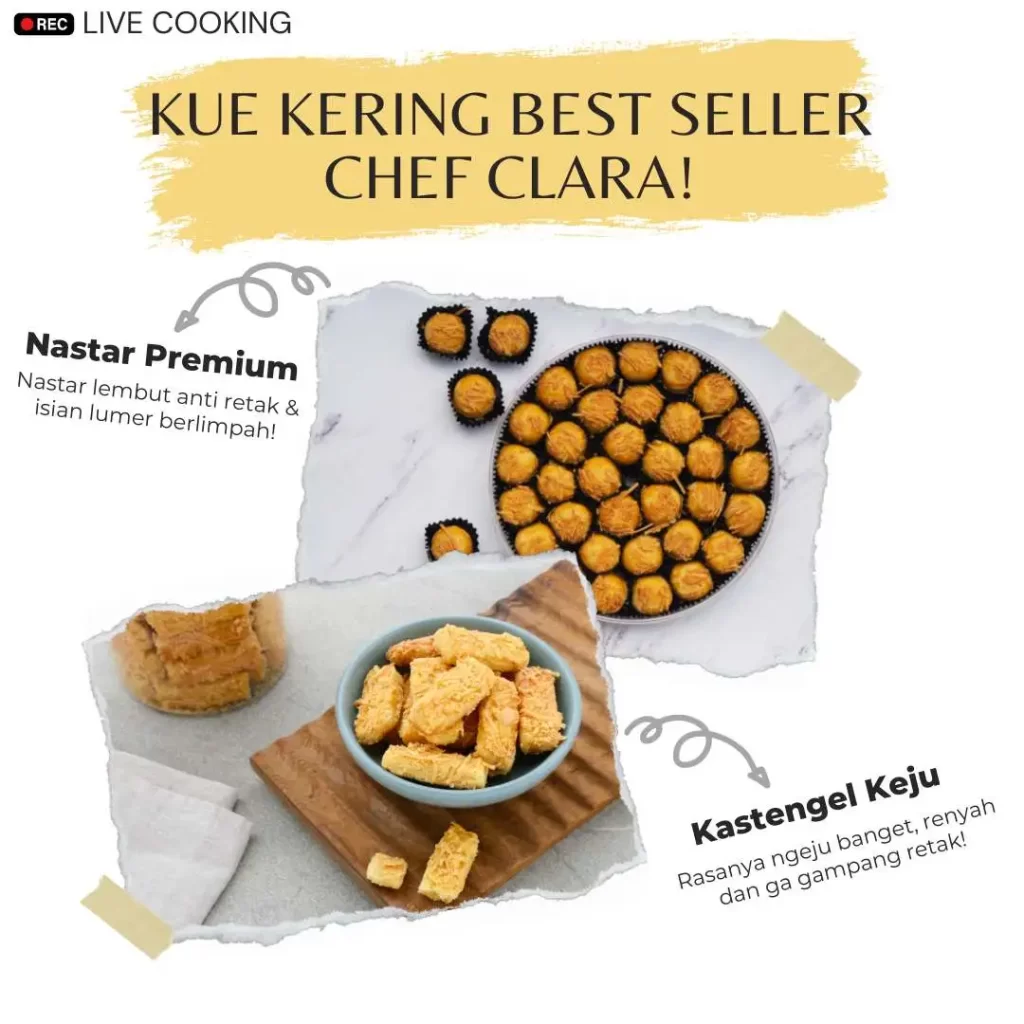 Live Cooking Nastar – Chefclara.id